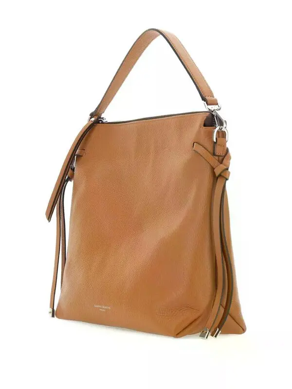 GIANNI CHIARINI Textured Leather Top-handle Tote Bag