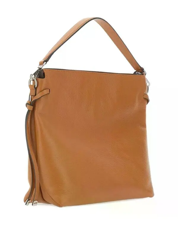 GIANNI CHIARINI Textured Leather Top-handle Tote Bag