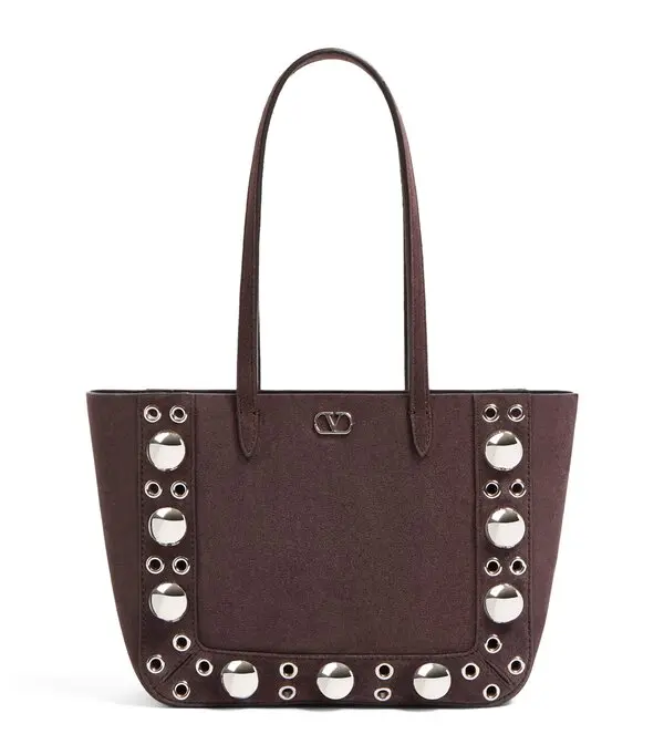 Valentino Garavani Mini Nellcôte Tote Bag - Brown