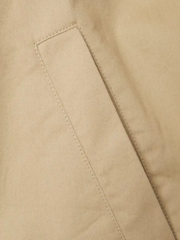 Saint Laurent Cotton-twill Jacket - Neutrals