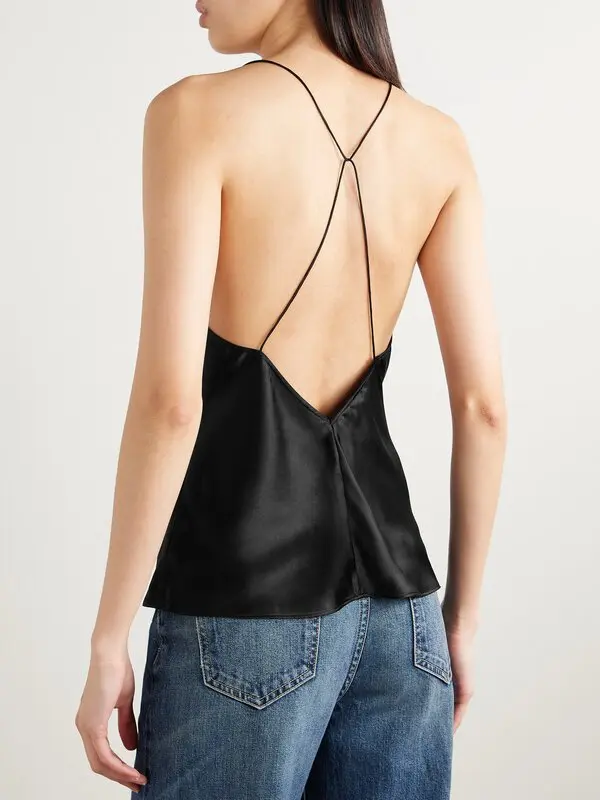 NILI LOTAN Emile Silk-charmeuse Camisole