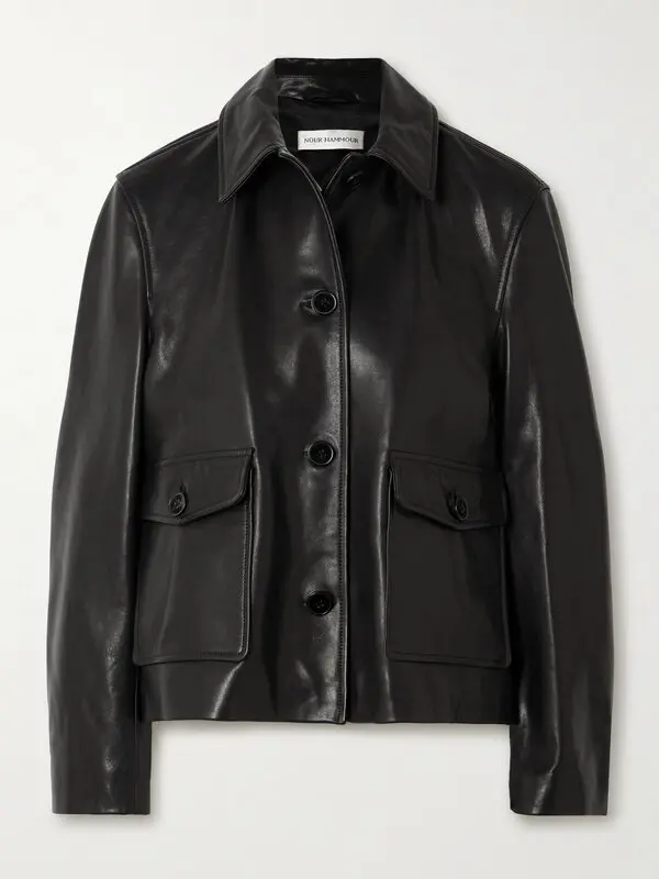 Nour Hammour Louise Leather Jacket