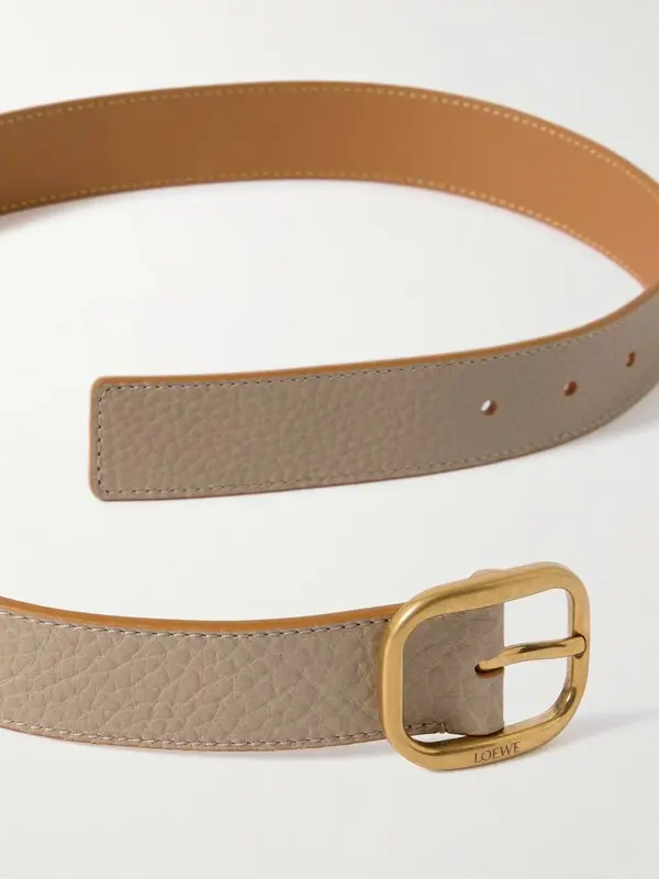 Loewe Textured Leather Belt