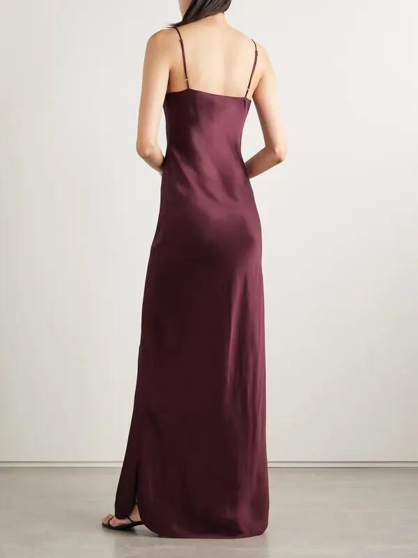 NILI LOTAN Cami Silk-satin Gown