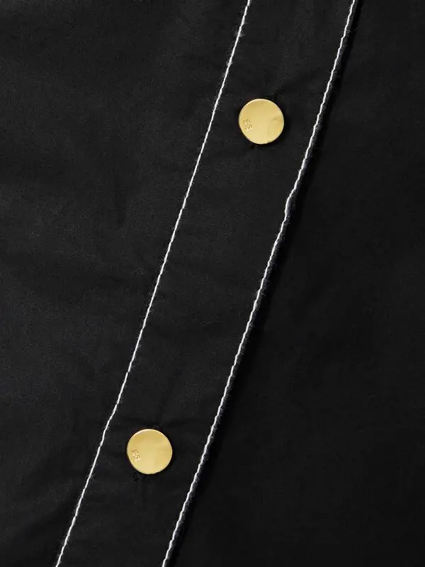 GANNI Organic Cotton-poplin Midi Shirt Dress