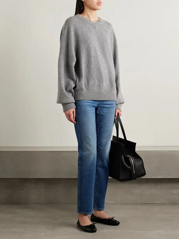 Khaite Viv High-rise Slim-leg Jeans - Blue