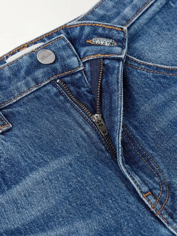 Khaite Viv High-rise Slim-leg Jeans - Blue