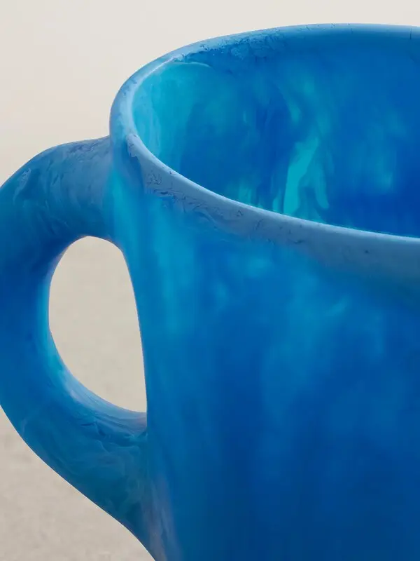 Dinosaur Designs Rock Large 23cm Swirled Resin Jug - Blue