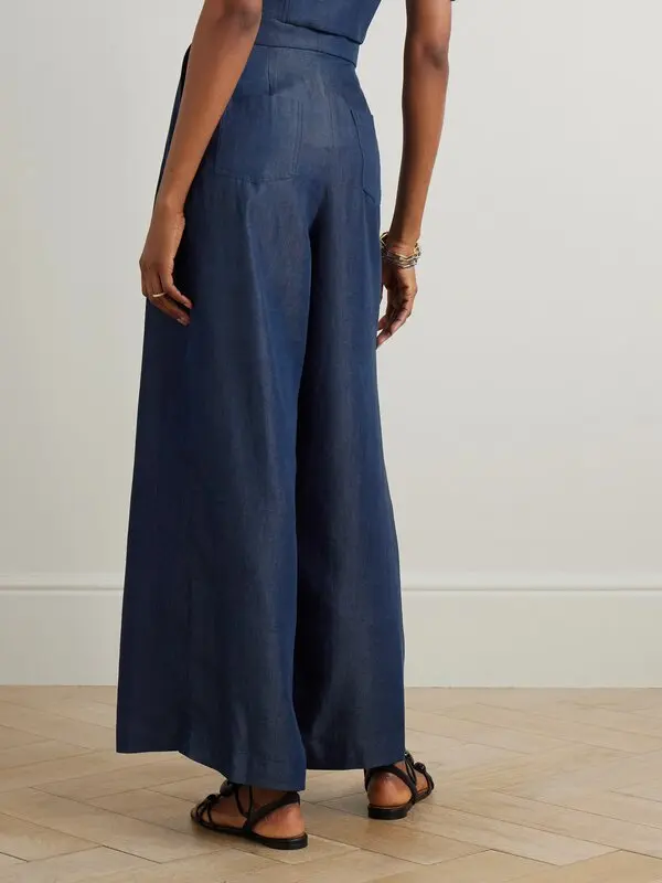 ANDRES OTALORA Plenitud Pleated Wide-leg Pants