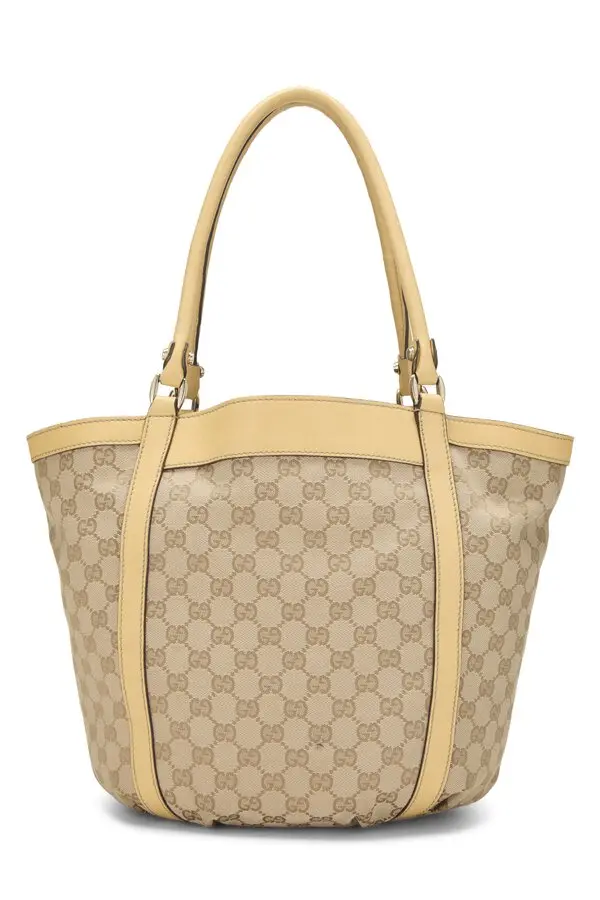 Gucci Original Gg D-ring Abbey Tote - Yellow