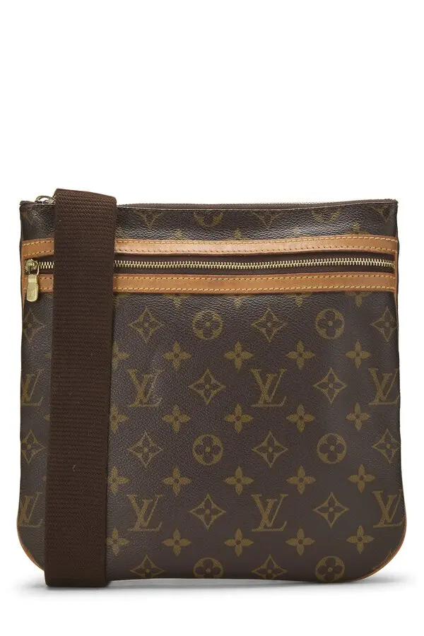 LOUIS VUITTON Monogram Pochette Bosphore - Brown