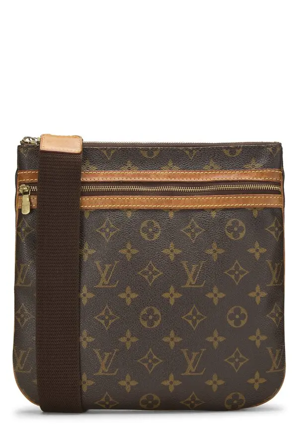 LOUIS VUITTON Monogram Pochette Bosphore - Brown