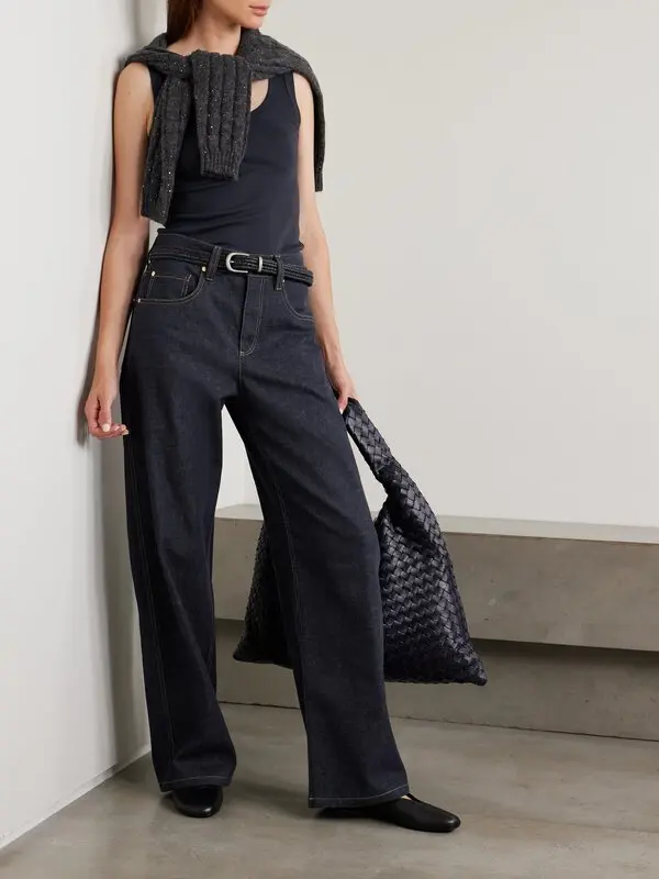 Brunello Cucinelli Wide-leg Jeans - Blue