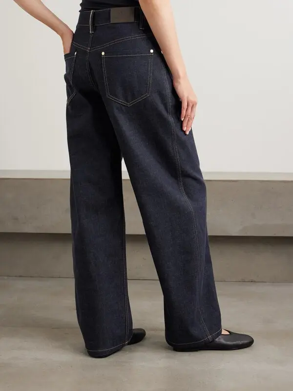 Brunello Cucinelli Wide-leg Jeans - Blue