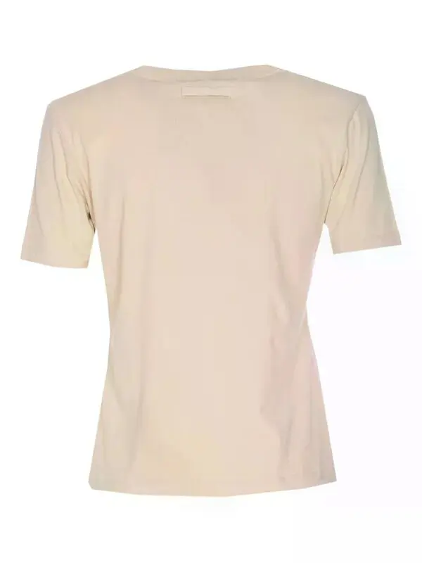 JEAN PAUL GAULTIER Logo-print Crew-neck T-shirt - Neutrals