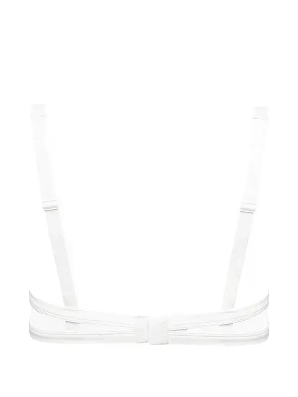 MAISON CLOSE Pure Tentation Harness Bra - White