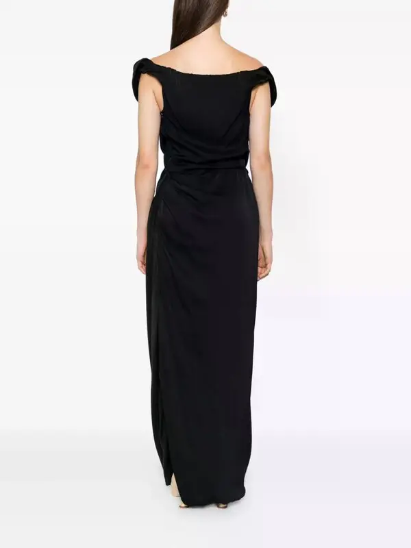 vivienne westwood ginnie off-the-shoulder cady maxi dress Vivienne Westwood, Ginnie off-the-shoulder cady maxi dress Wedding Dress  Save 17%