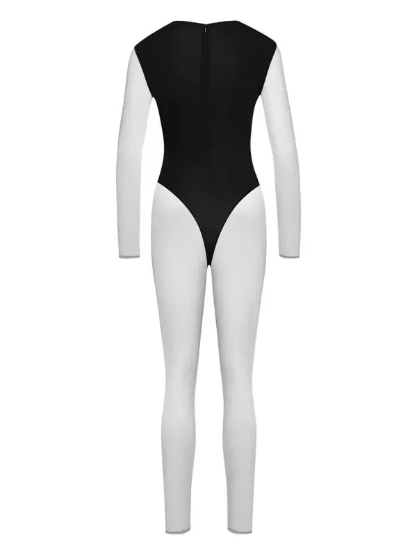 MAISON CLOSE Pure Tentation V-neck Mesh Catsuit