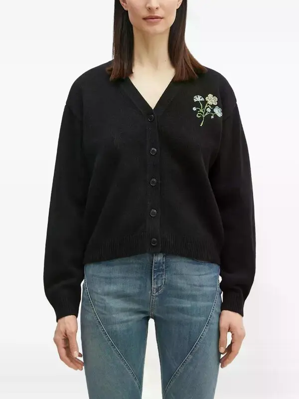 Kenzo Floral-embroidered Cardigan