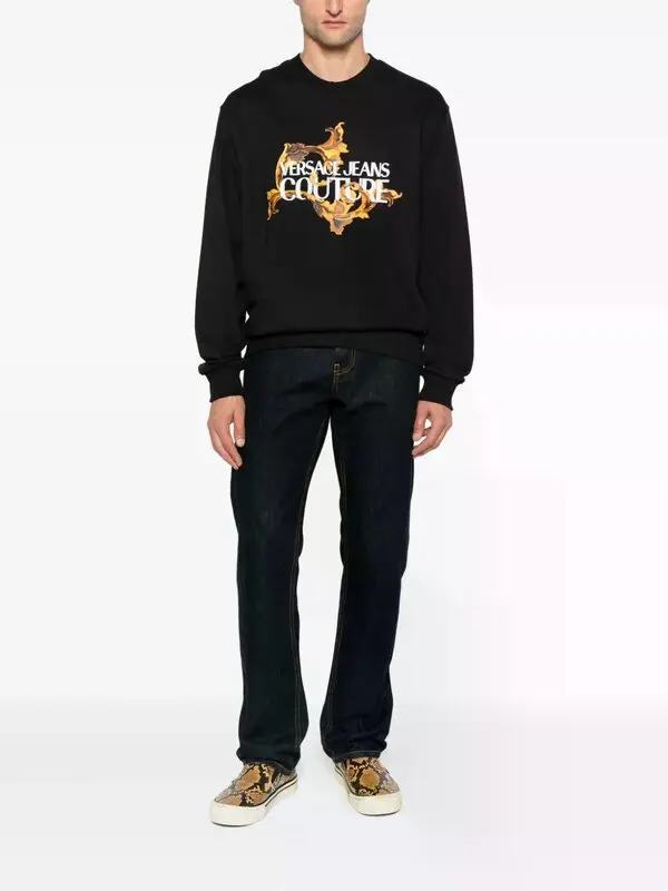 Versace Baroque-print Sweatshirt