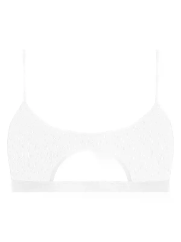 MAISON CLOSE Pure Tentation Bralette - White