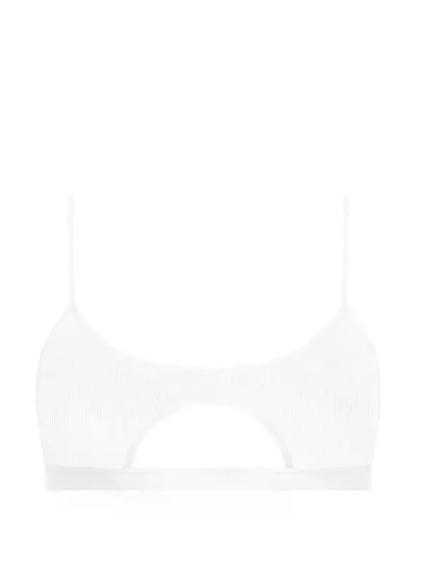 MAISON CLOSE Pure Tentation Bralette - White
