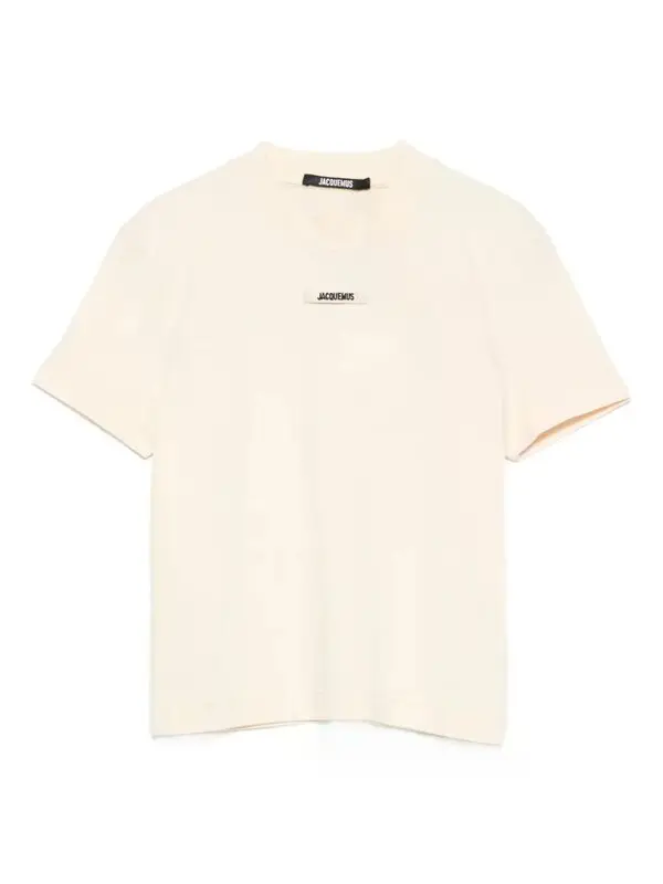 Jacquemus Logo-plaque Cotton T-shirt