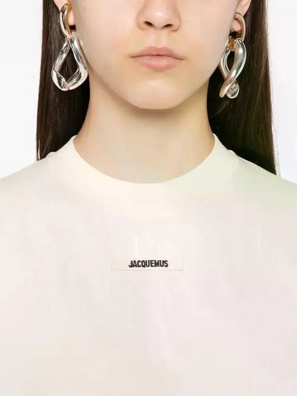 Jacquemus Logo-plaque Cotton T-shirt