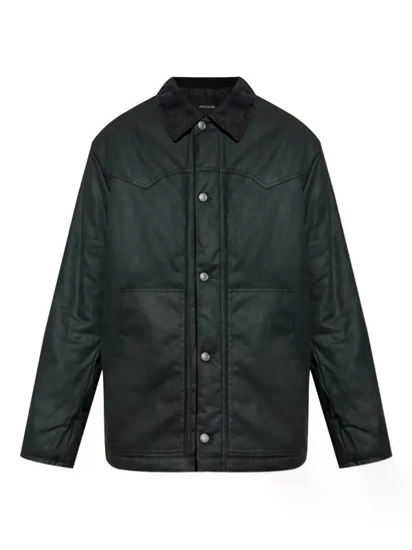 Zadig&Voltaire Paneled Button-up Jacket - Black