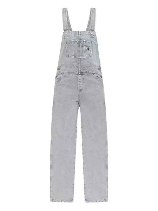 Carhartt Work In Progress Bib Dungarees - Grey
