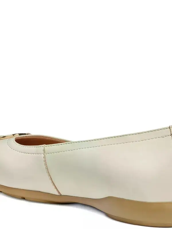 Geox Annytah Buckle-detail Ballet Flats - Neutrals