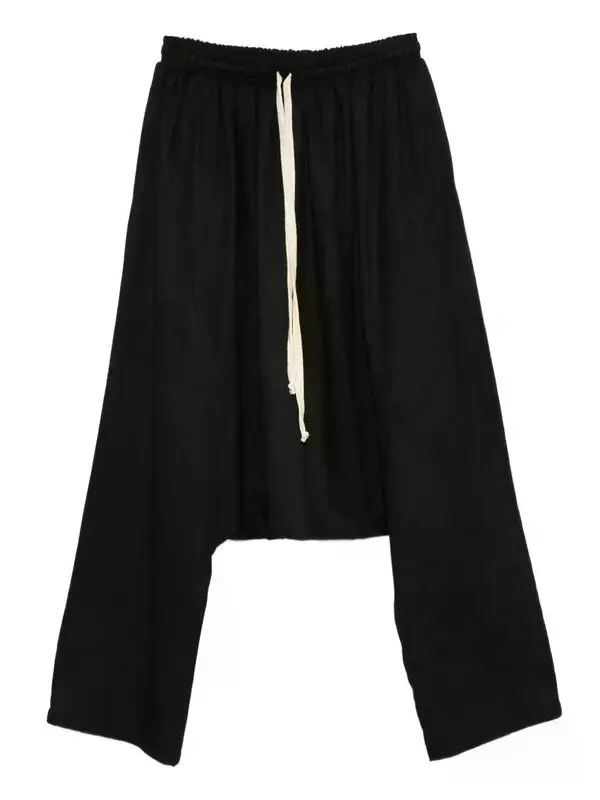 Alchemy Fashions Linen-blend Drop-crotch Trousers