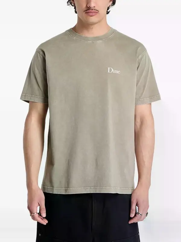DIME Logo-print T-shirt - Grey