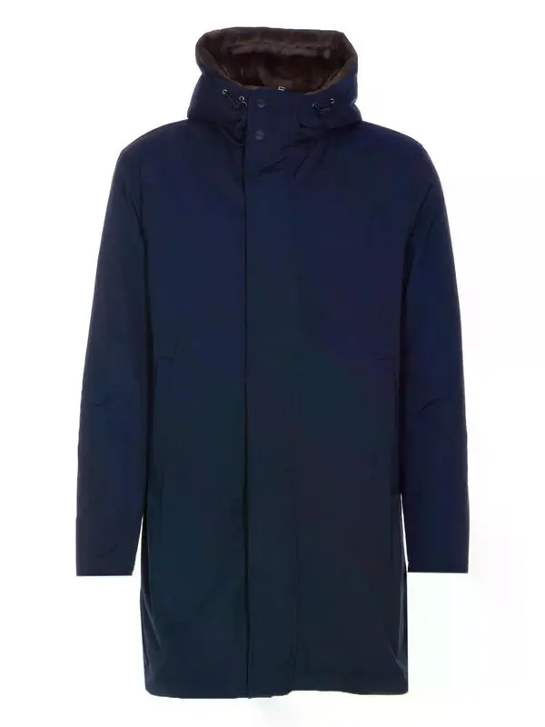 Herno Hooded Parka - Blue