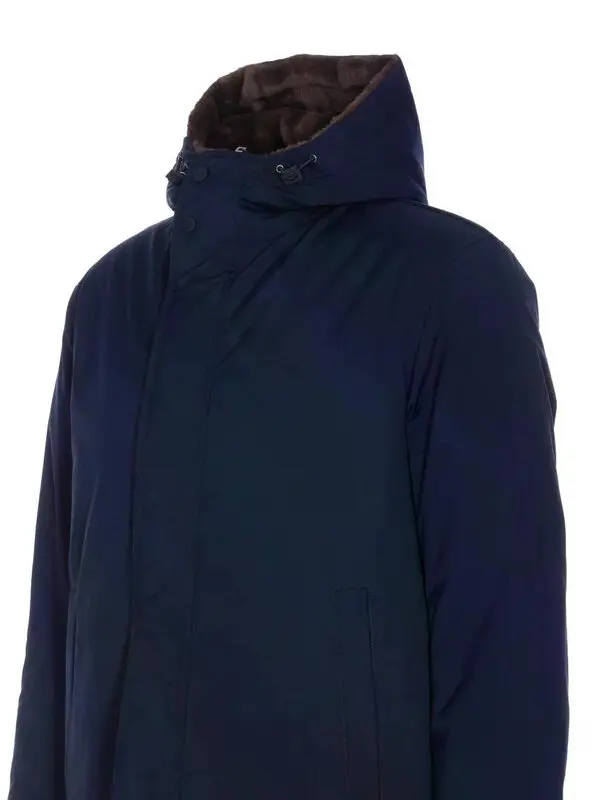 Herno Hooded Parka - Blue