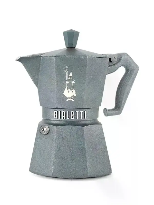BIALETTI Steel Coffee Pot - Silver