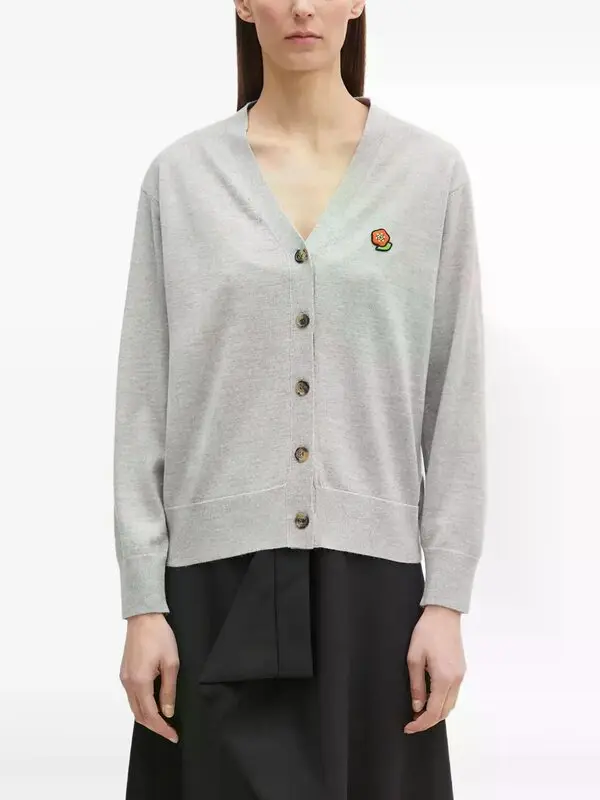 Kenzo Wool Cardigan - Grey