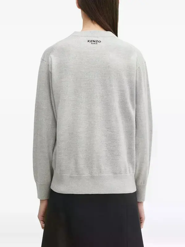 Kenzo Wool Cardigan - Grey
