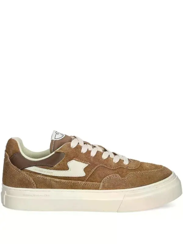 S.W.C STEPNEY WORKERS CLUB S-strike Panelled Trainers - Brown