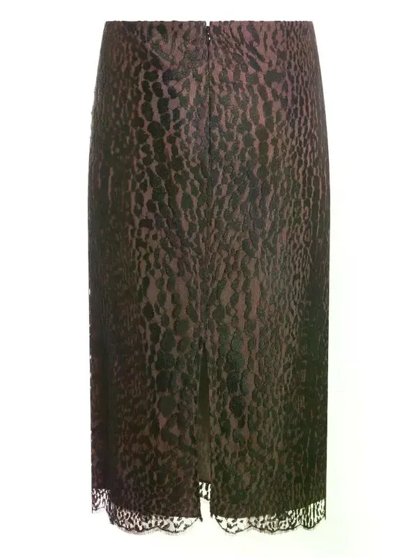 TOM FORD Leopard-print Lace Skirt
