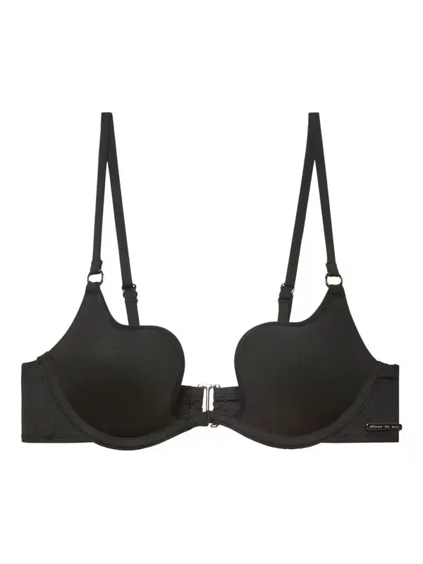 Fleur Du Mal Seduce Bikini Top - Black