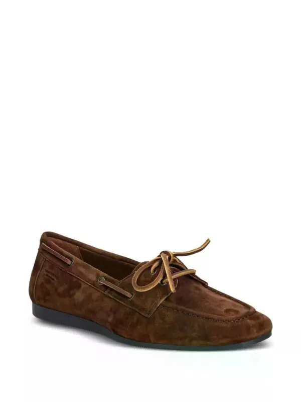 VAGABOND SHOEMAKERS Hillary Lace-up Suede Boat Shoes
