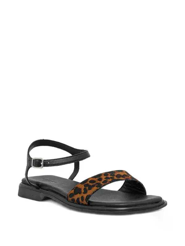 VAGABOND SHOEMAKERS Izzy Leopard-print Leather Sandals
