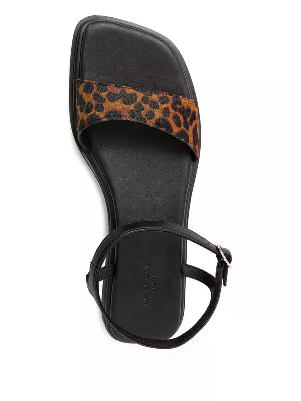 VAGABOND SHOEMAKERS Izzy Leopard-print Leather Sandals