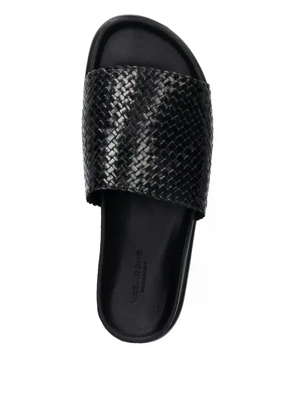 VAGABOND SHOEMAKERS Effie Woven Leather Slides
