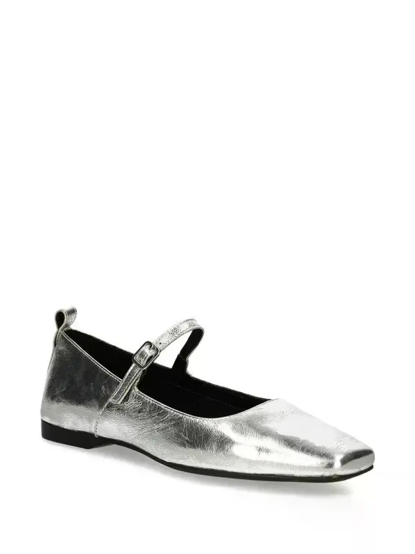VAGABOND SHOEMAKERS Delia Buckle-strap Square-toe Ballet Flats