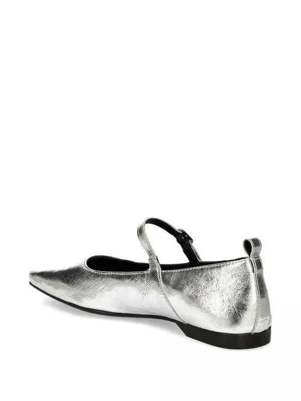 VAGABOND SHOEMAKERS Delia Buckle-strap Square-toe Ballet Flats