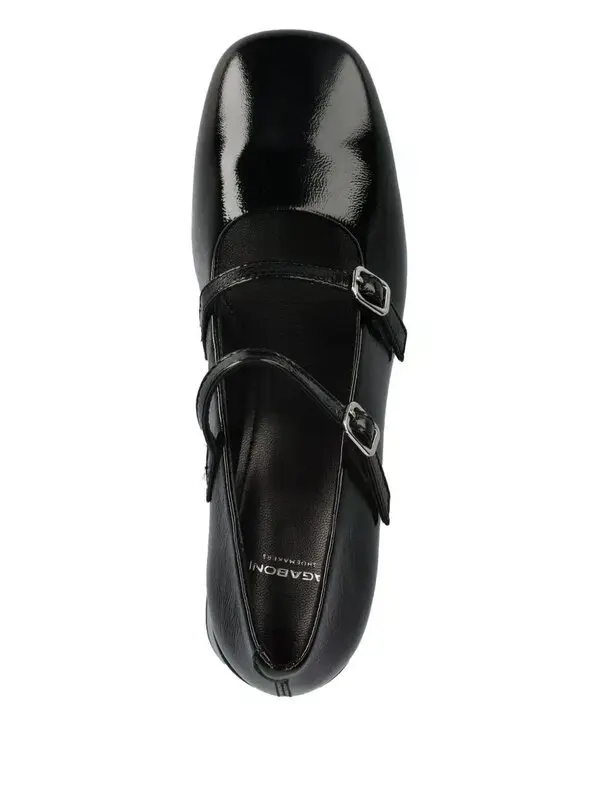 VAGABOND SHOEMAKERS Adison 55mm Double-buckle Patent Pumps