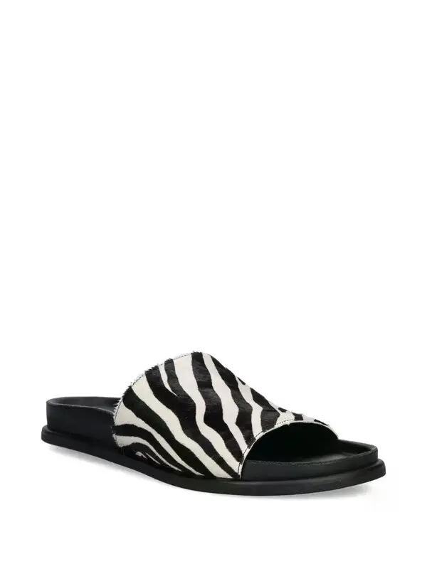 VAGABOND SHOEMAKERS Effie Zebra-print Slides