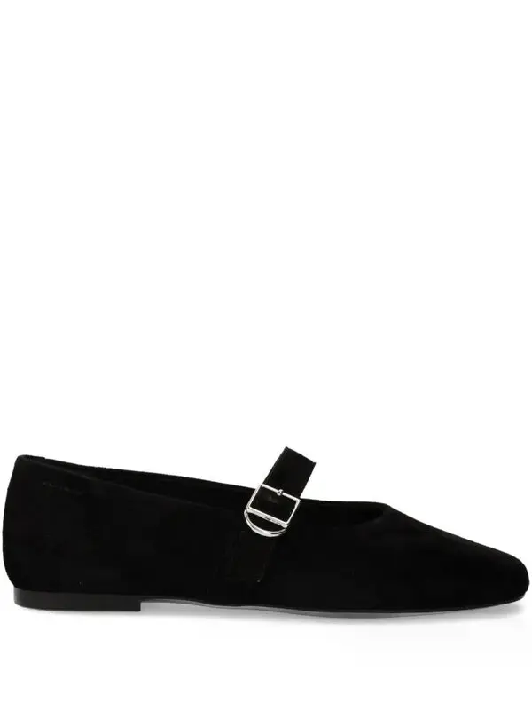 VAGABOND SHOEMAKERS Jolin Buckle-strap Ballet Flats - Black